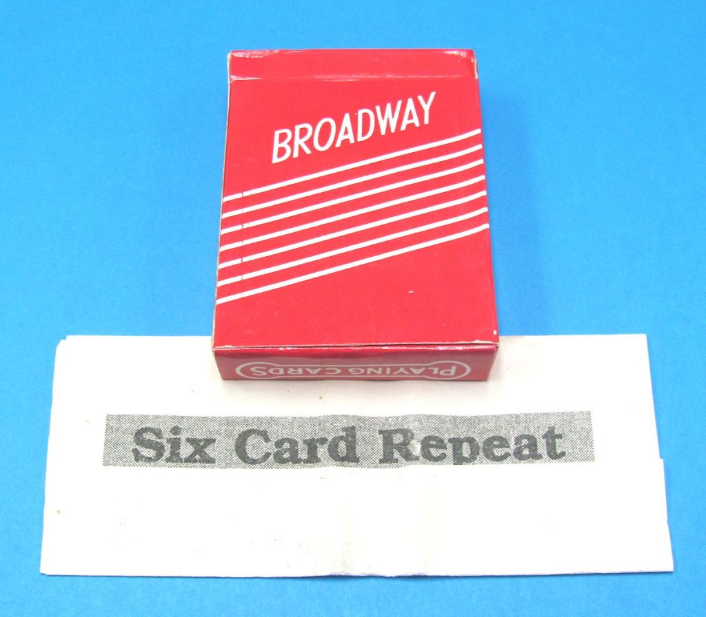 Six Card Repeat - Full Deck - Red | Winkler's Magic Warehouse