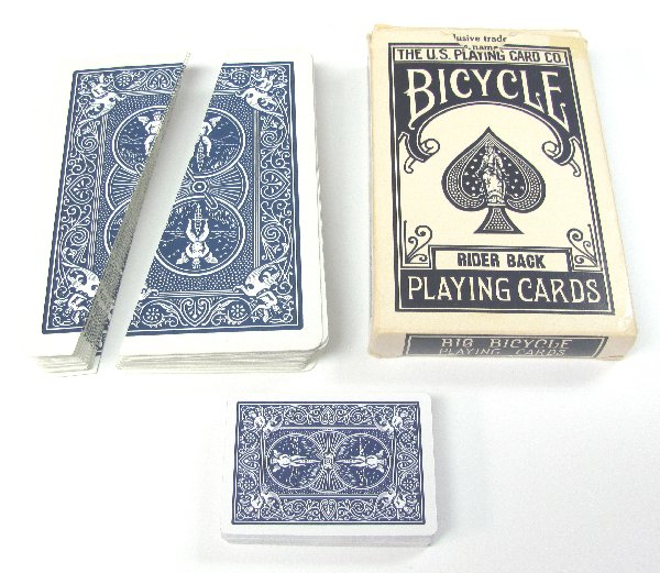 Jumbo Split Deck (Blue Backed Bicycle) | Winkler's Magic Warehouse