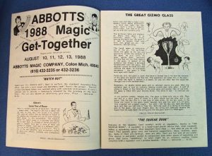 Abbott's 1987-E Advertising Flyer | Winkler's Magic Warehouse