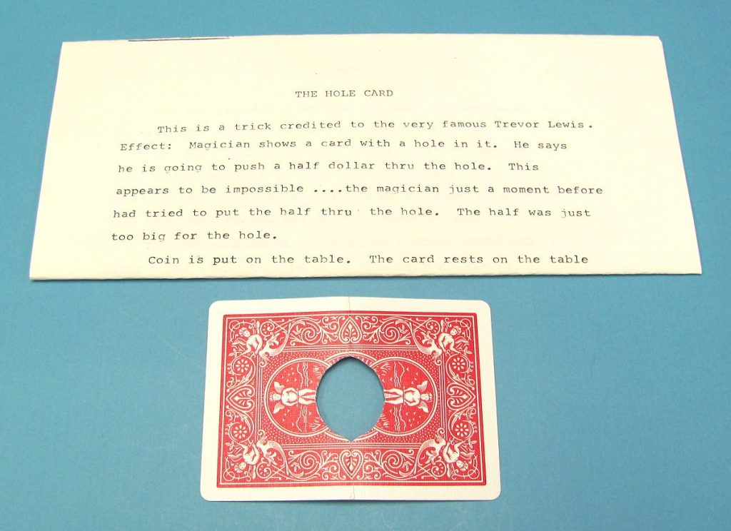 The Hole Card Coin Penetration | Winkler's Magic Warehouse