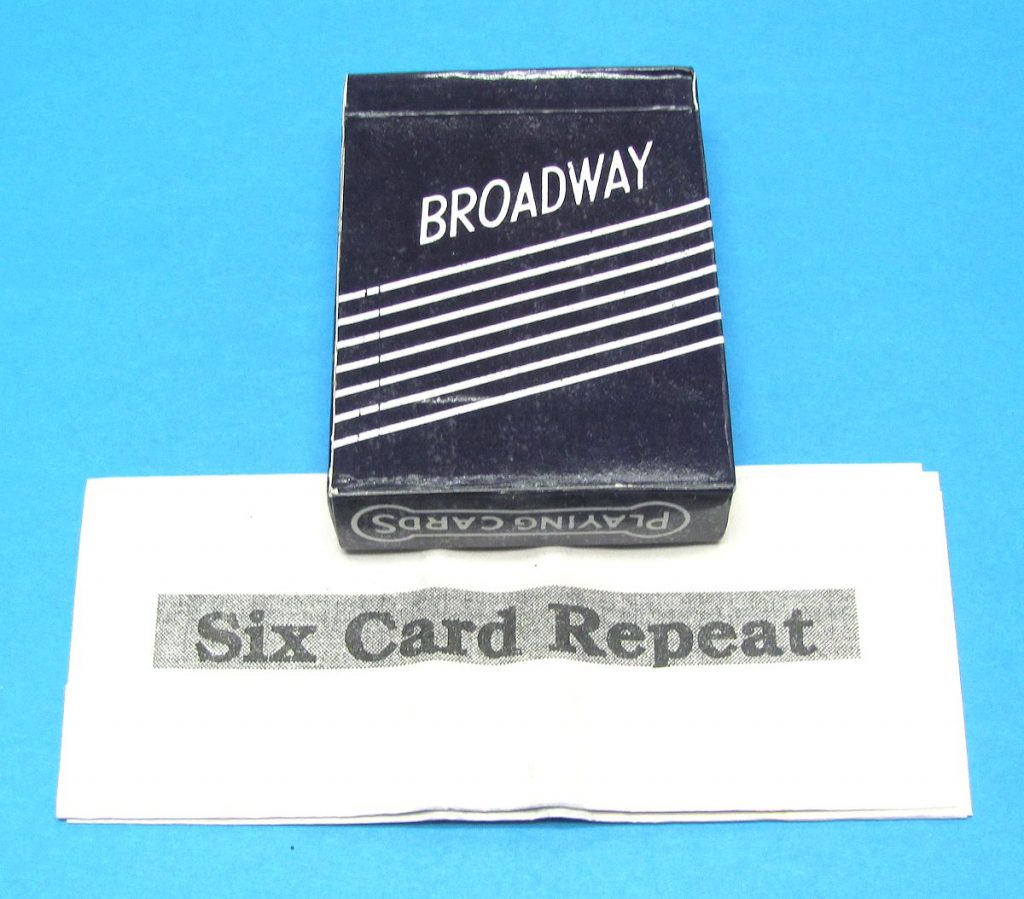 Six Card Repeat - Full Deck - Blue | Winkler's Magic Warehouse