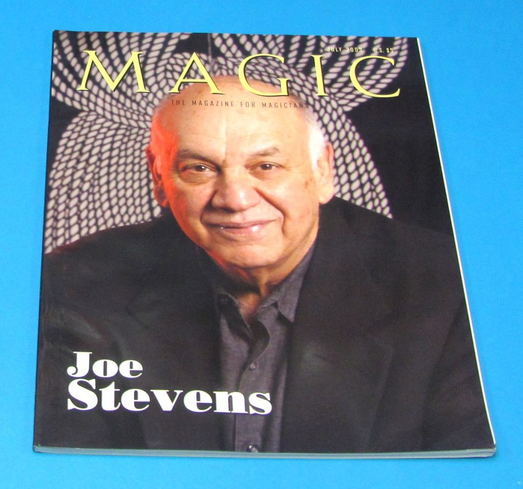 Stan Allen's Magic Magazine July 2003 Joe Stevens on Cover | Winkler's ...