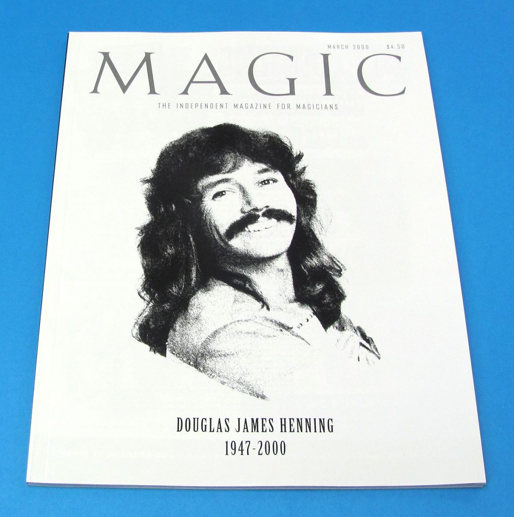 Stan Allen's Magic Magazine March 2000 Doug Henning on Cover | Winkler ...
