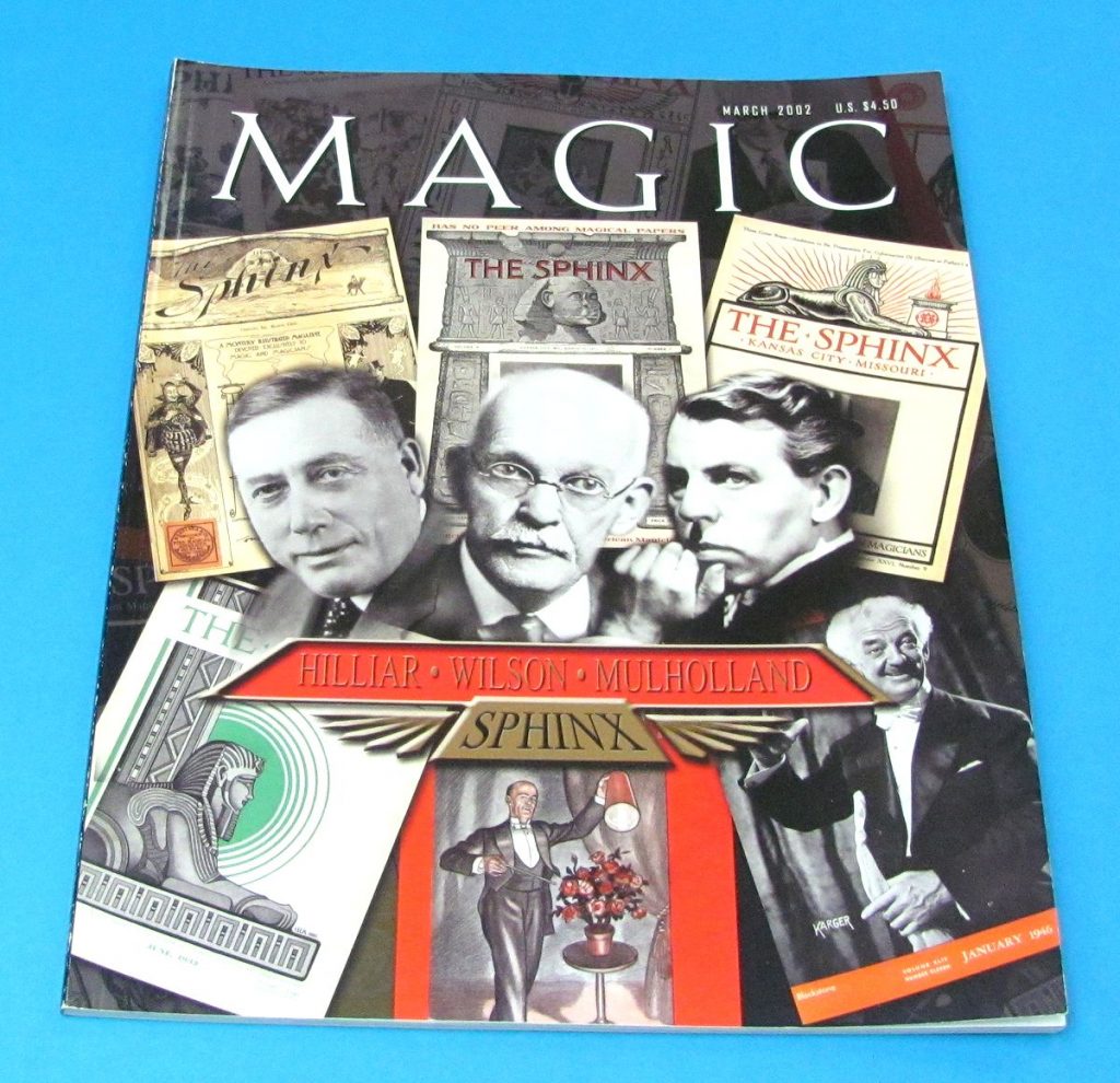 Stan Allen's Magic Magazine March 2002 Hilliar, Wilson, Mulholland on ...