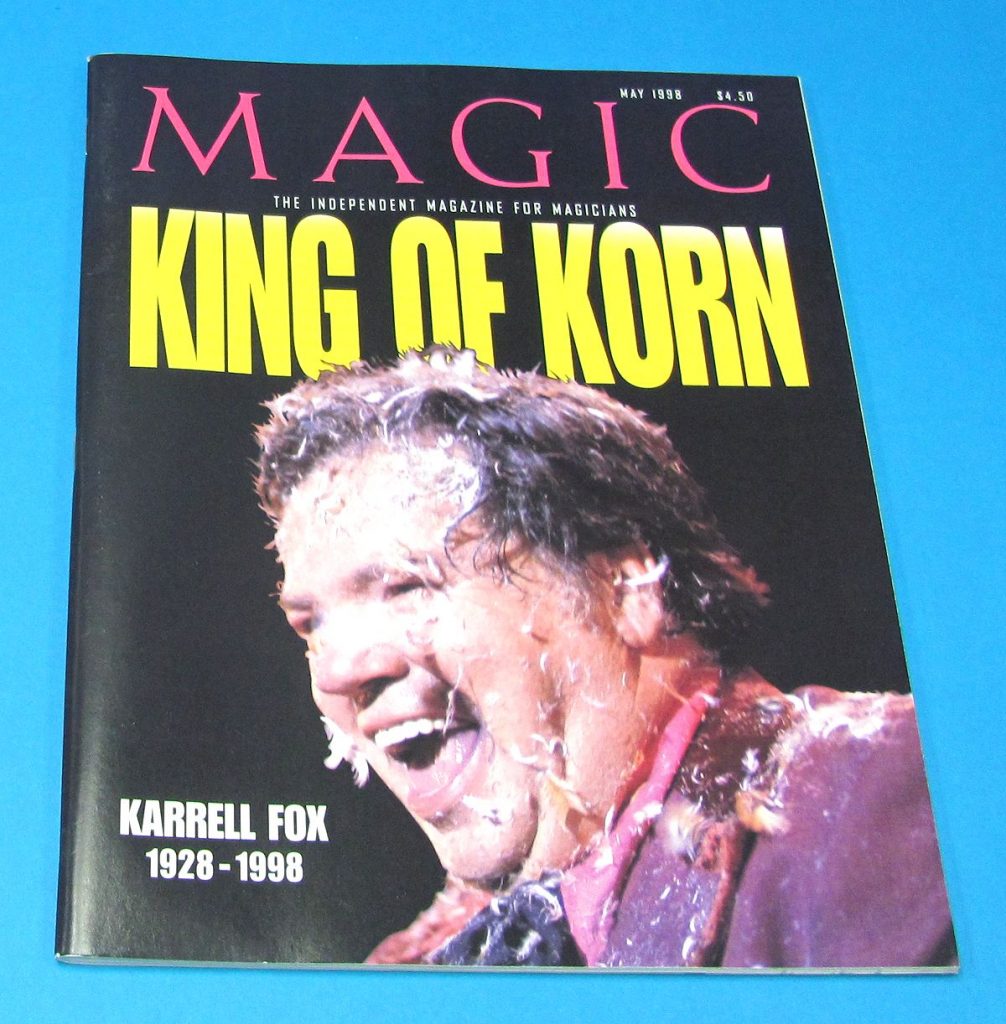 Stan Allen's Magic Magazine May 1998 Karrell Fox on Cover | Winkler's ...