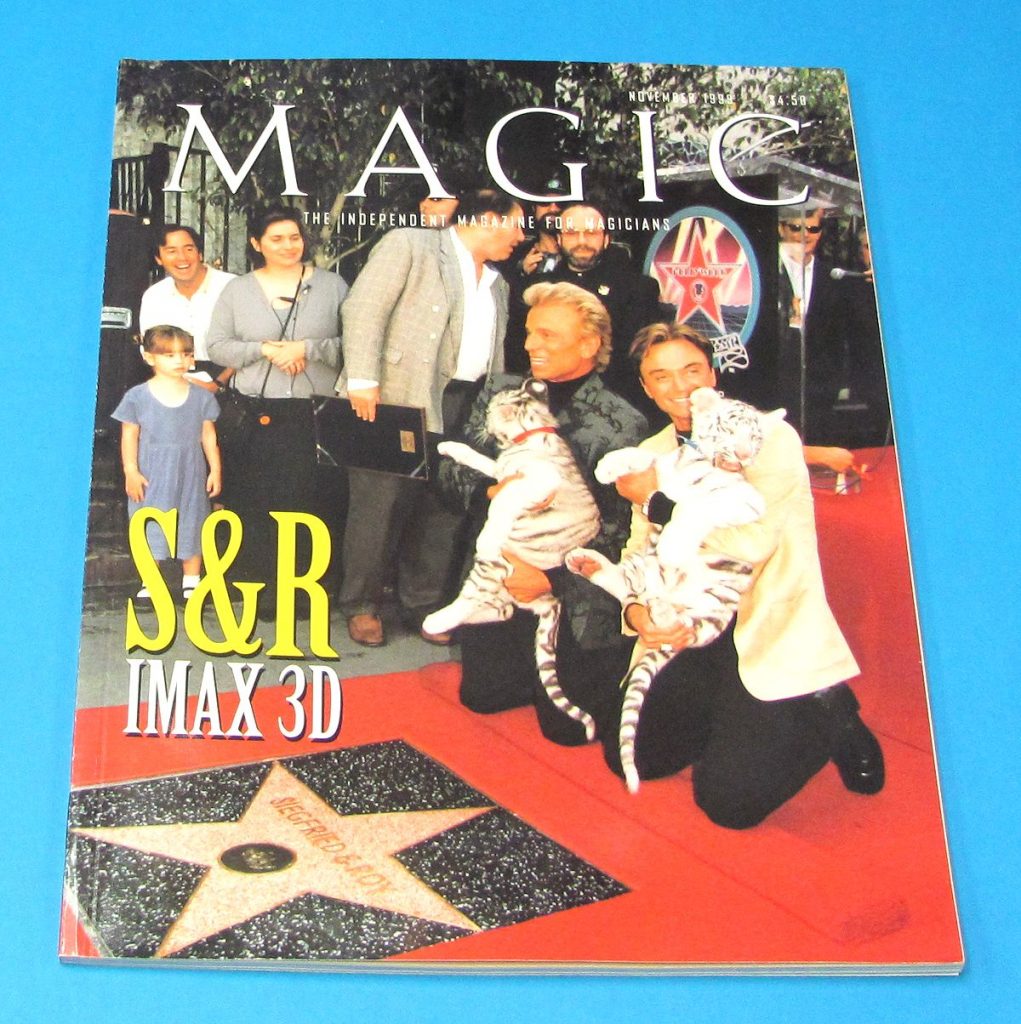 Stan Allen's Magic Magazine Nov 1999 Siegfried & Roy on Cover | Winkler ...