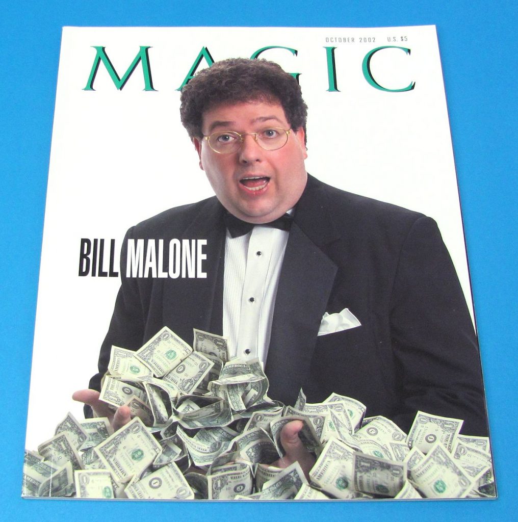 Stan Allen's Magic Magazine Oct 2002 Bill Malone on Cover | Winkler's ...