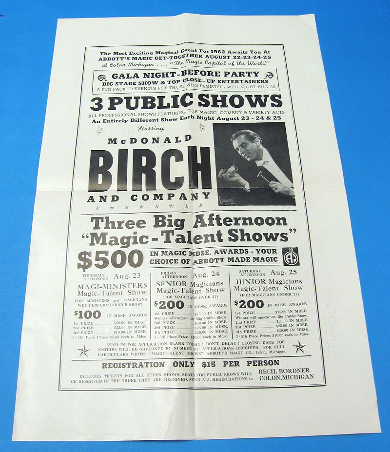 Vintage Abbott's Ad Flyer Special Customer List #18 From Early 1960's ...