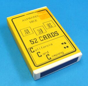 Alphabet Deck....California Card Company | Winkler's Magic Warehouse