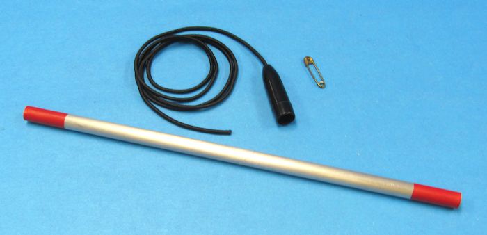 Small Aluminum Wand With Pull | Winkler's Magic Warehouse