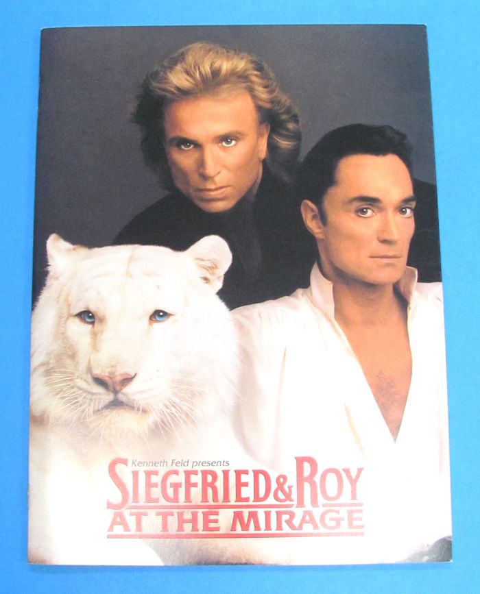 Siegfried & Roy At The Mirage Program Booklet Souvenir | Winkler's ...