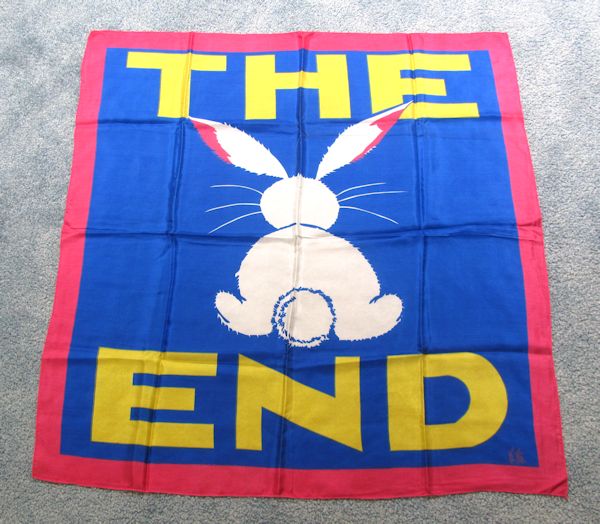 Vintage Tannen's 36 Inch "The End" Silk With Rabbit | Winkler's Magic ...