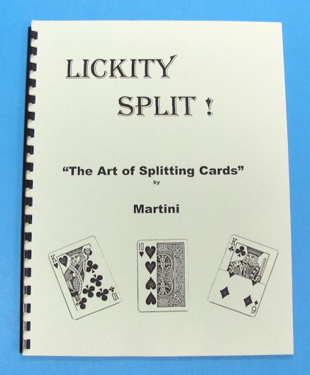 Lickity Split "The Art of Splitting Cards" by Martini | Winkler's Magic ...