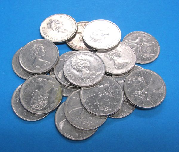 17 Canadian Quarters | Winkler's Magic Warehouse