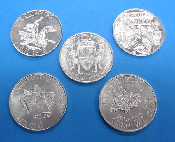 5 Misc. Aluminum Tokens | Winkler's Magic Warehouse