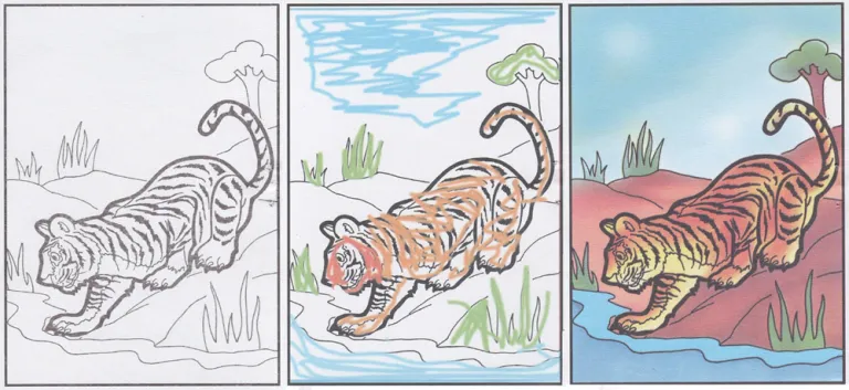 Coloring Book – 4 Way (Animal) Mini | Winkler's Magic Warehouse